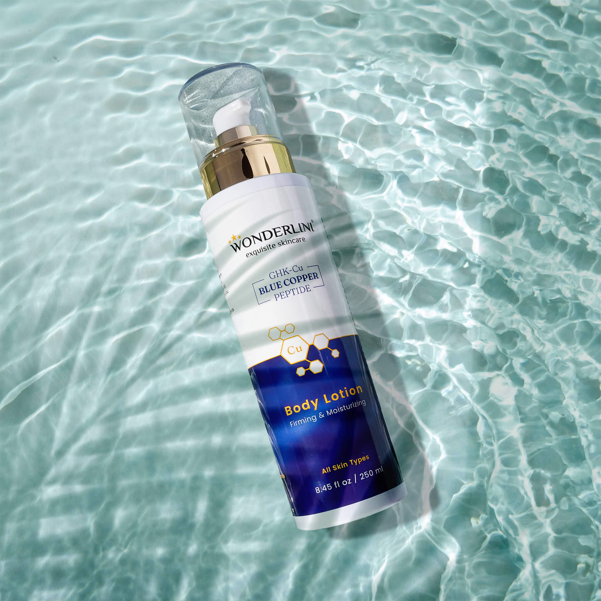 GHK-Cu Blue Copper Peptide Body Lotion – Wonderlini - exquisite skincare